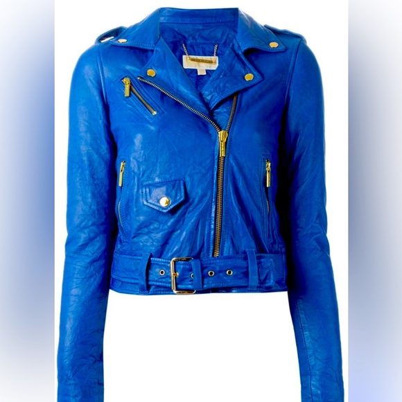 MICHAEL Michael Kors | Jackets & Coats | Michael Kors Xs Leather Biker ...